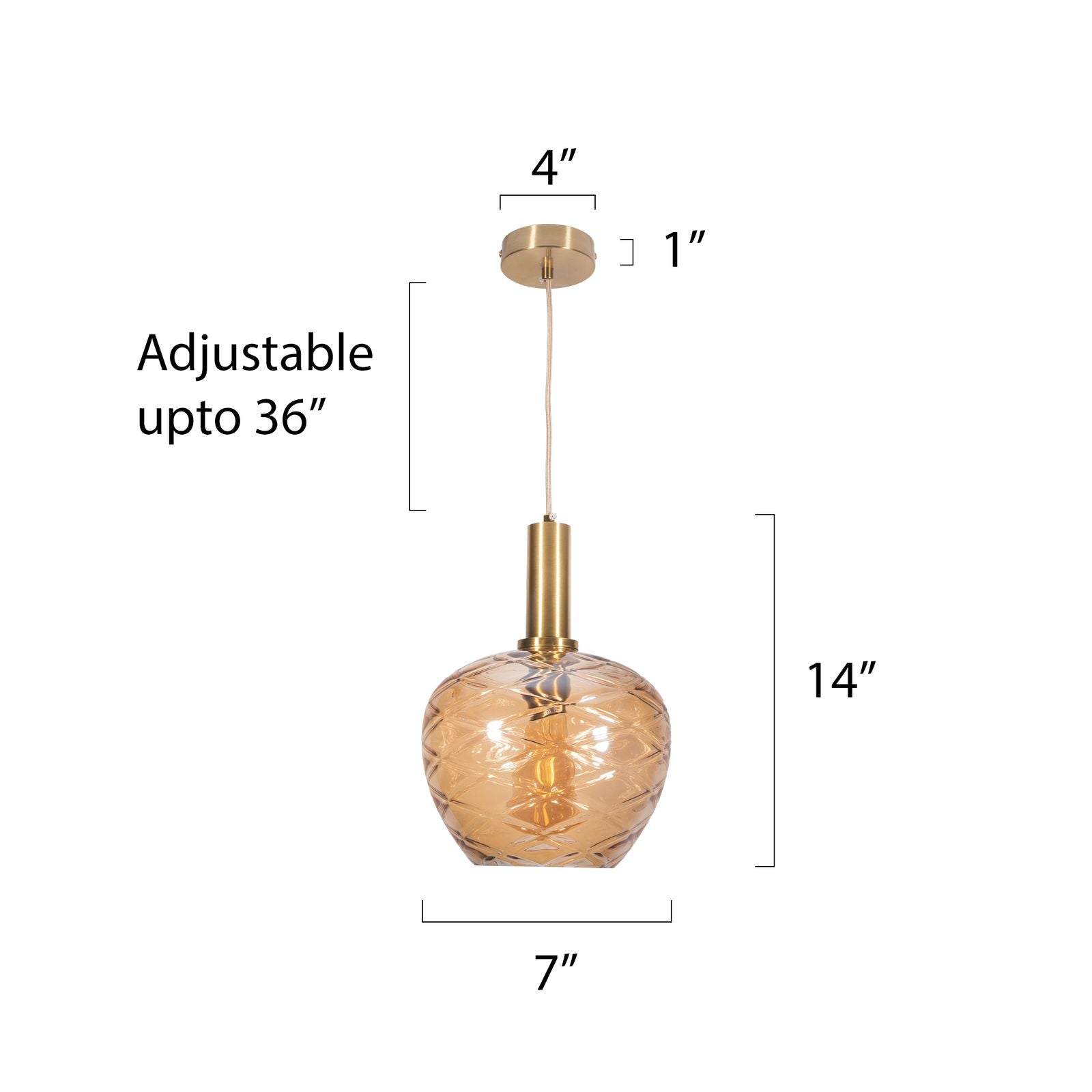 Applause Amber Pendant Light for Modern Interiors | Light & Living