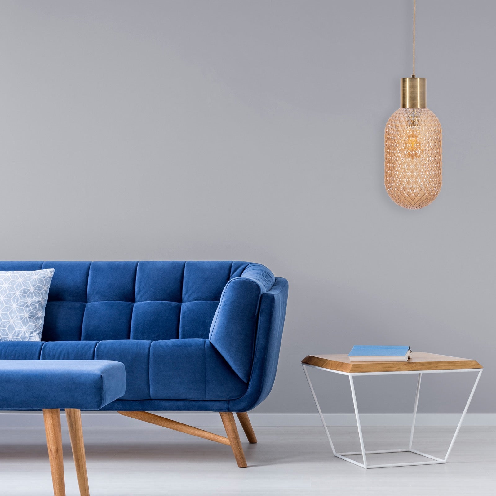Hop Amber Pendant Light for Modern Interiors | Light & Living