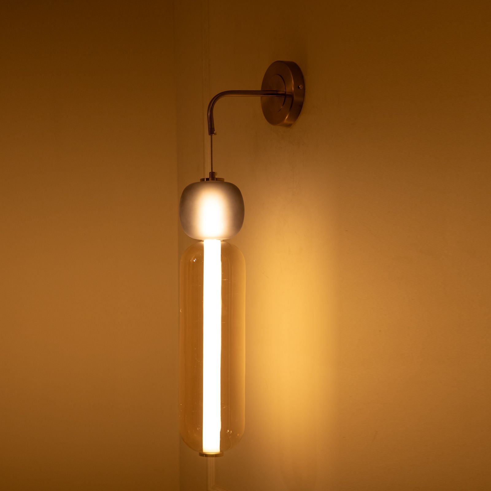 Raintree Smoke Amber LED Wall Light for Modern Lights | Light & Living