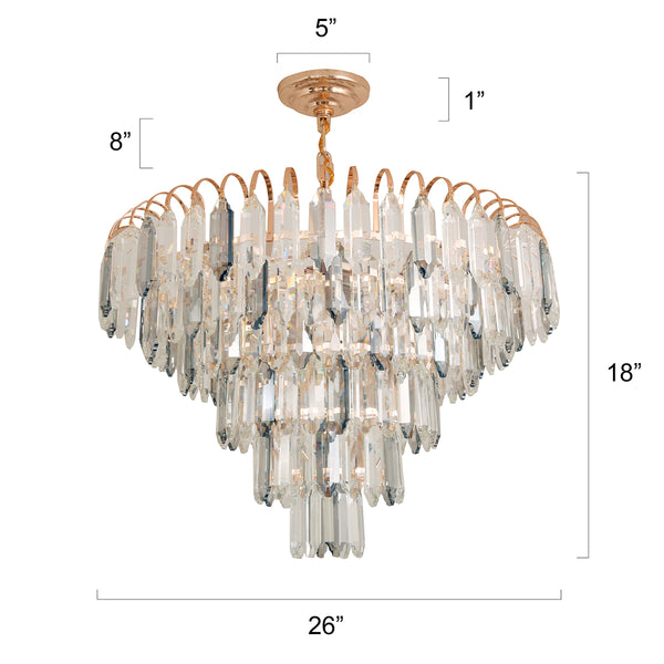 Showstopper Crystal Chandelier for Classic Homes | Light & Living