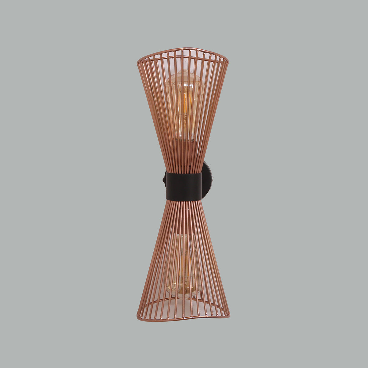 Strike Copper Wall Light for Bedrooms & Hall | Light & Living