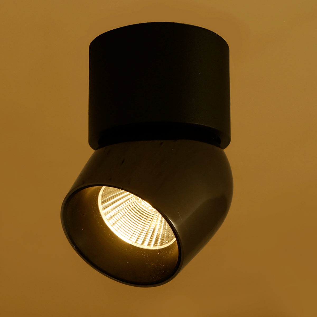 Isha Tiltable Black LED Spot Light for Ceiling Spots | Light & Living