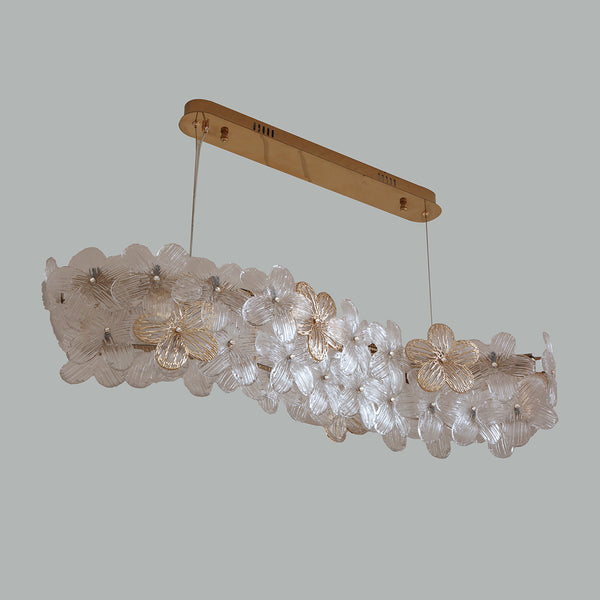 Mystic Glow Smart ( Dimmable & Remote) Rectangle LED Chandelier