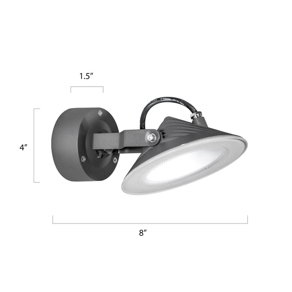 Focus Me Outdoor LED Wall Light for Bright Exteriors | Light & Living