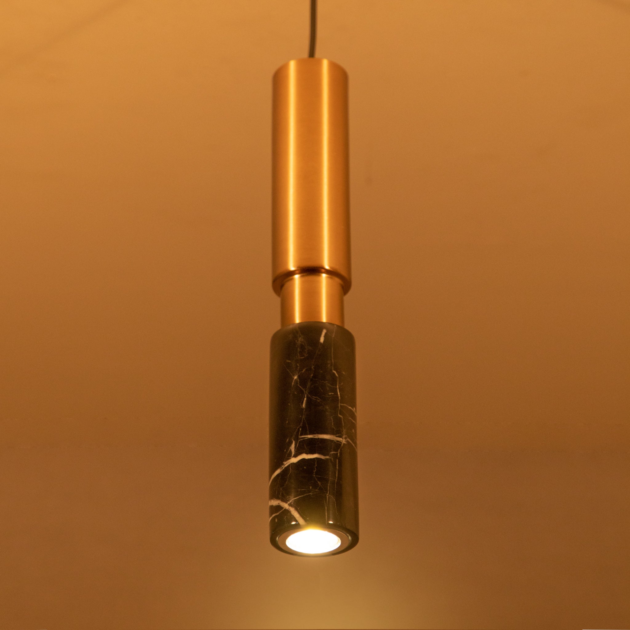 Marble Link Black LED Pendant Light for Modern Homes | Light & Living