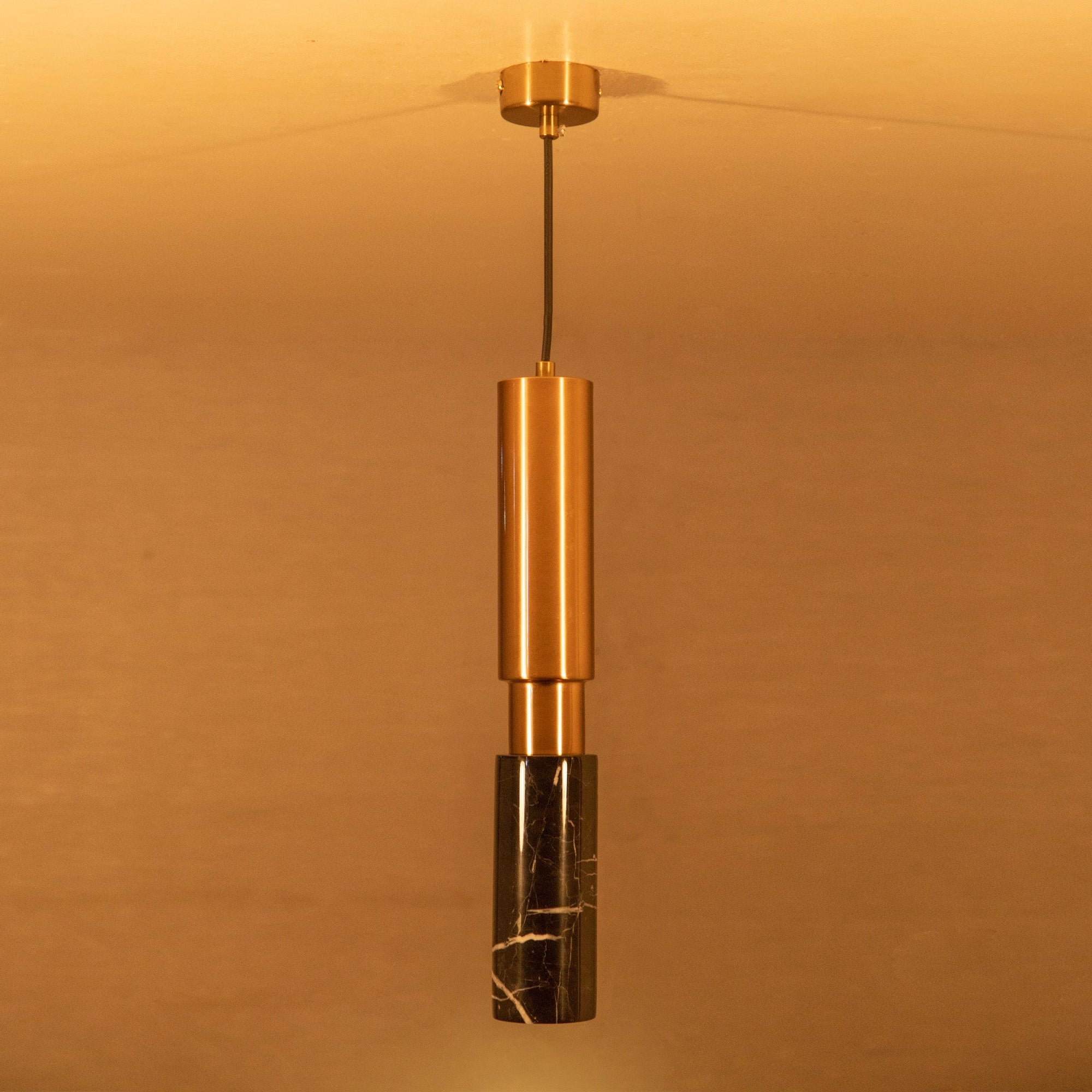 Marble Link Black LED Pendant Light for Modern Homes | Light & Living