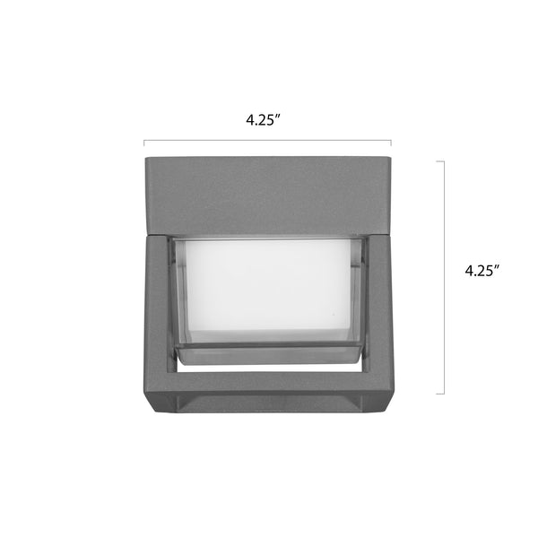 United Square Outdoor LED Ceiling Light | LightsAndLiving