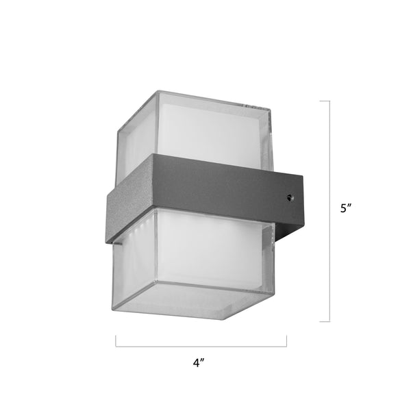 Vision Square LED Outdoor Light for Bright Exteriors | Light & Living