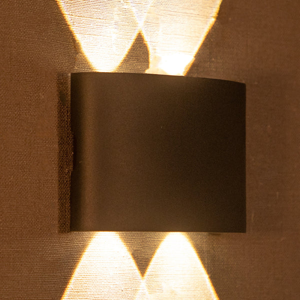 Vista Double Beam Outdoor LED Wall Light | LightsAndLiving