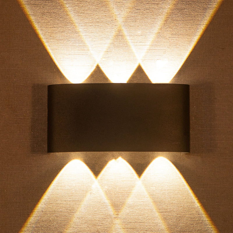 Vista Triple Beam Outdoor LED Wall Light | LightsAndLiving