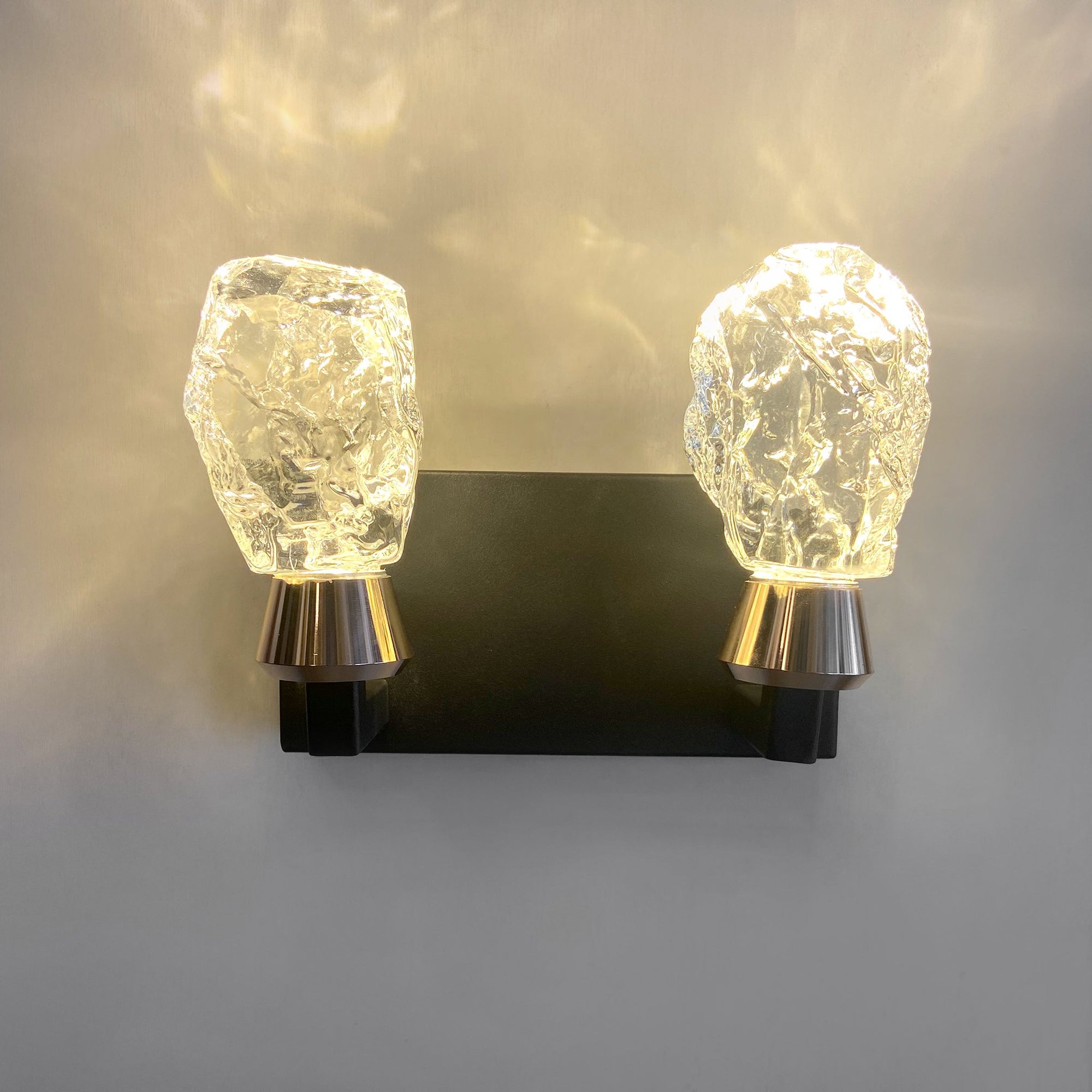 Double Citrine Wall Light For Living Room | Light & Living