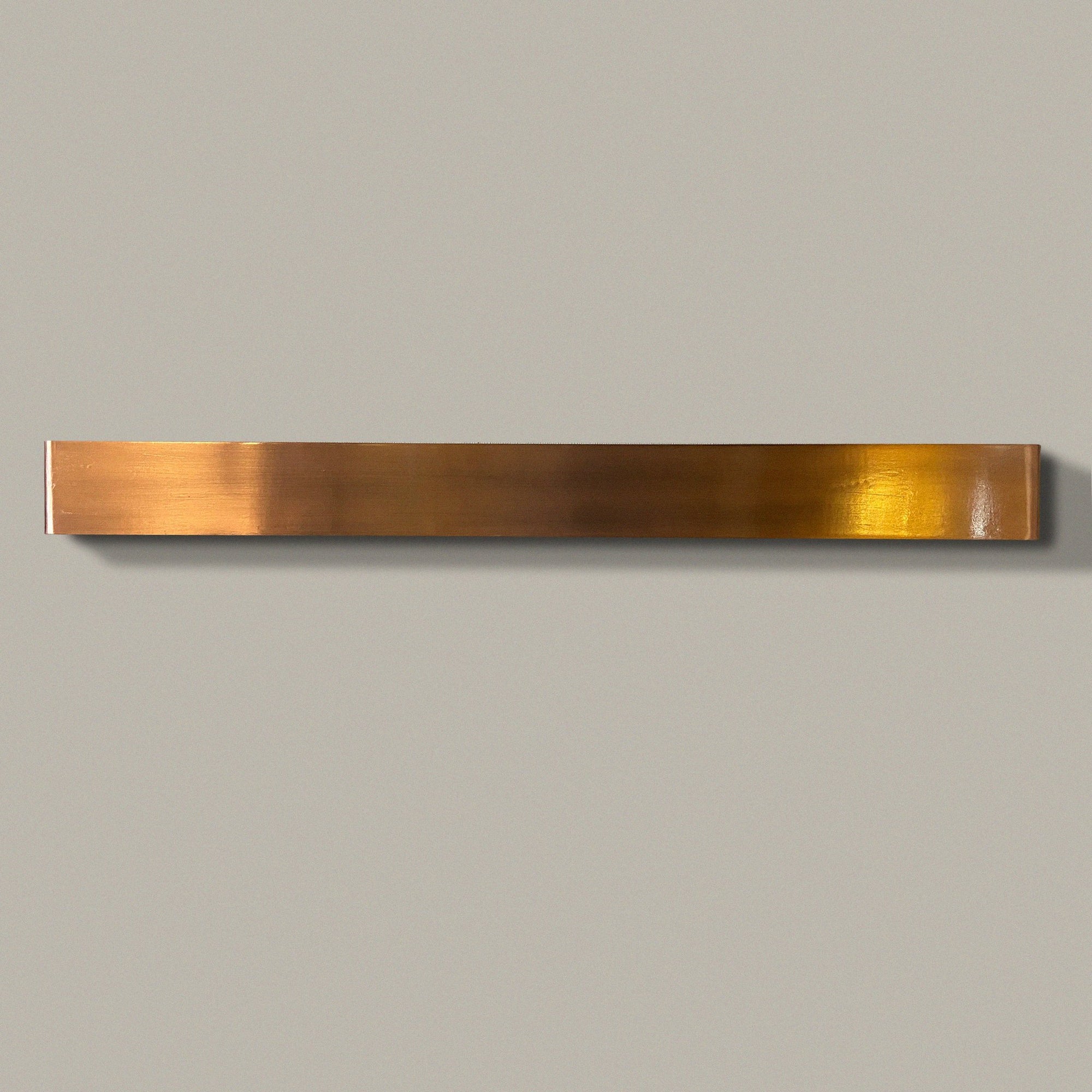 Long Copper LED Wall Light For Living Room | Light & Living