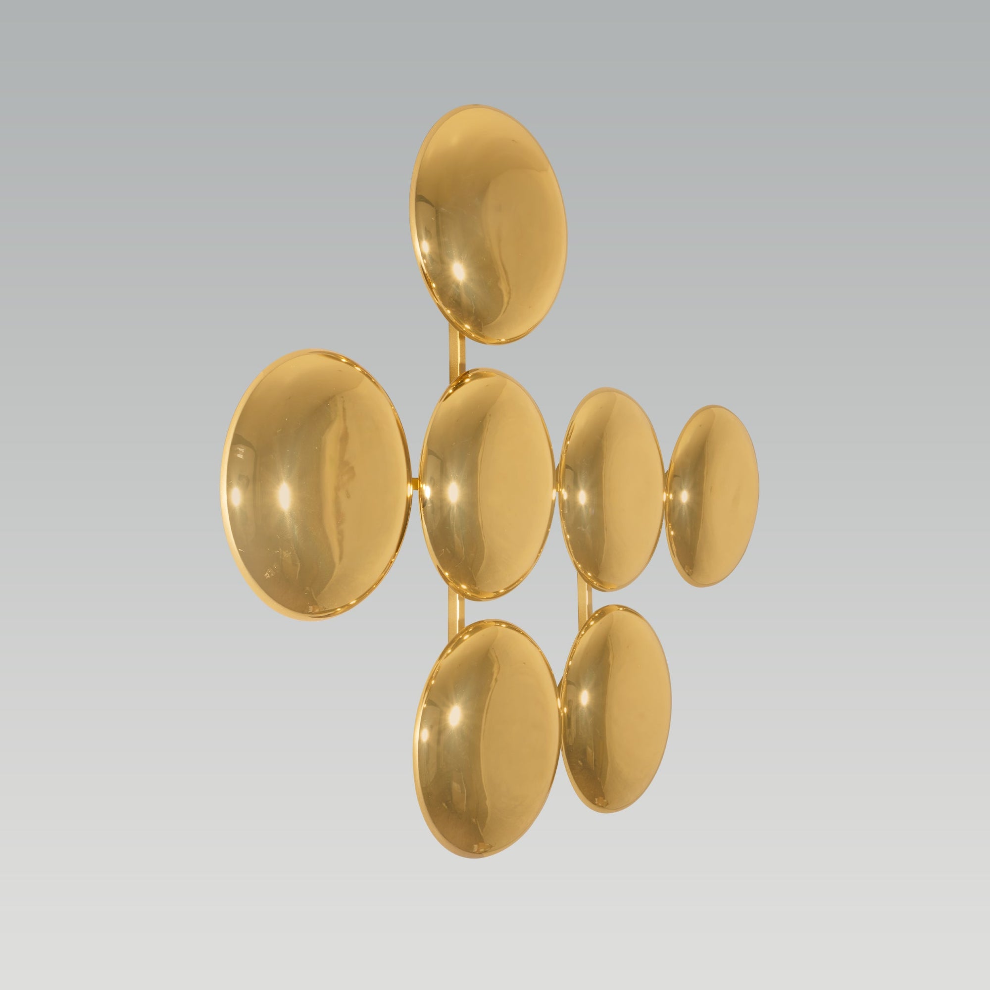 Big Show Gold LED Wall Light for Modern Wall Art | Light & Living