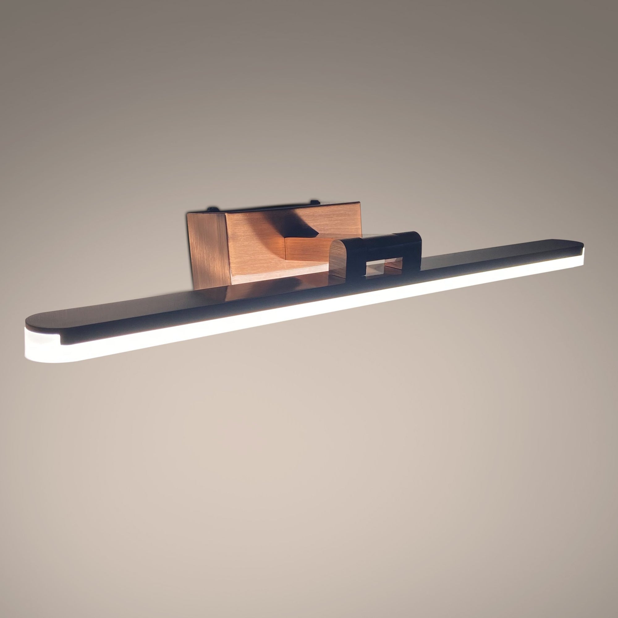 Vogue Copper LED Mirror Light For Bathroom Mirrors| Light & Living